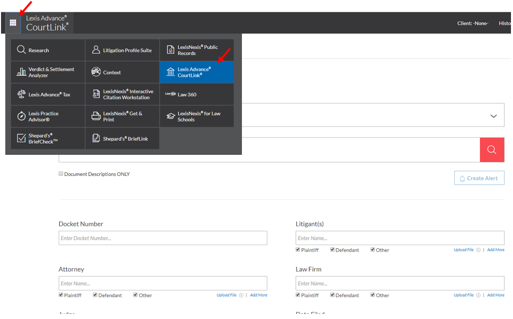 Resource Spotlight: Courtlink in Lexis Advance | Northwestern Law ...