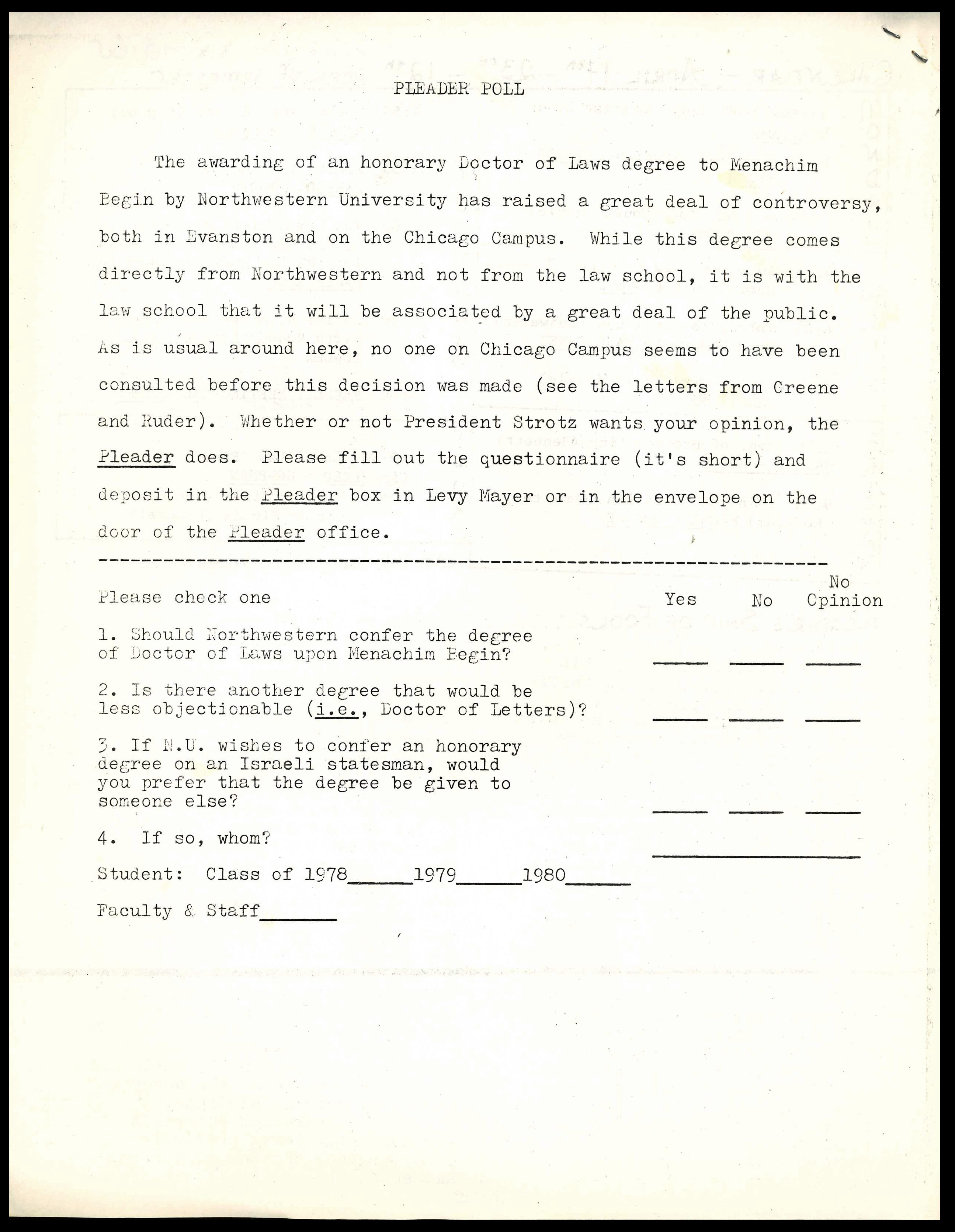 A Brief History of NULS Student Newsletters, Part 2: The Pleader, HOOPS ...